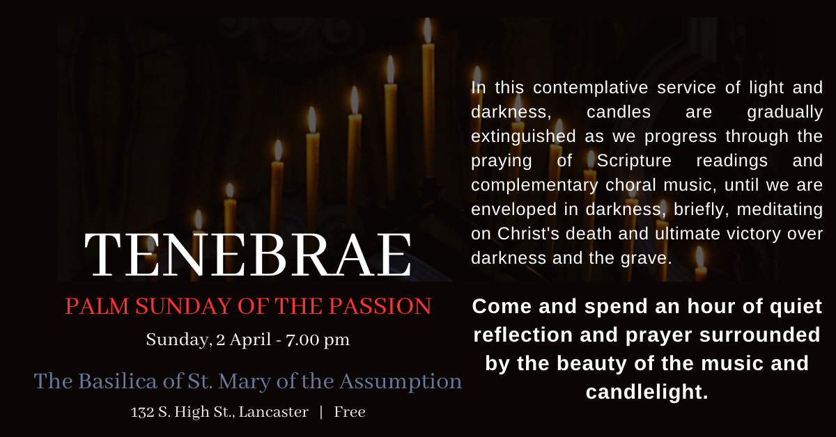 More about The Service of Tenebrae at our Basilica - The Basilica of ...